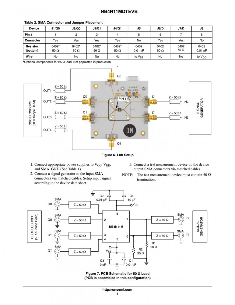 NB4N11MDTEVB technical document page 4