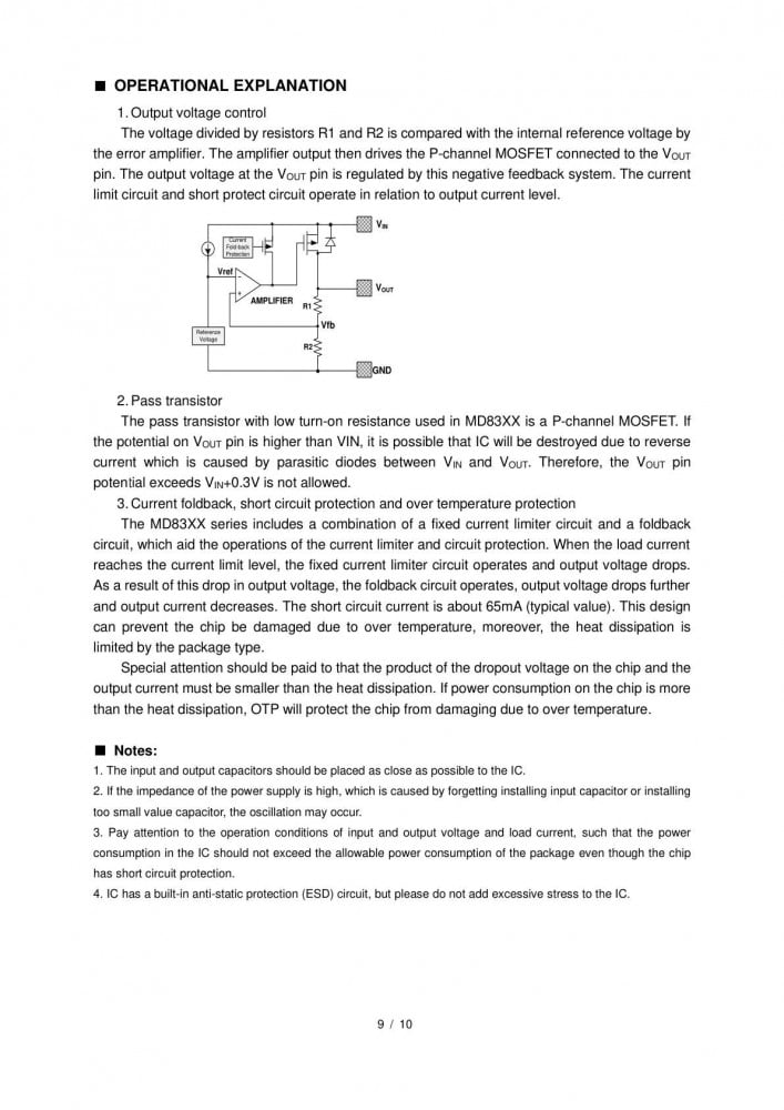 MD8350A datasheet page 9