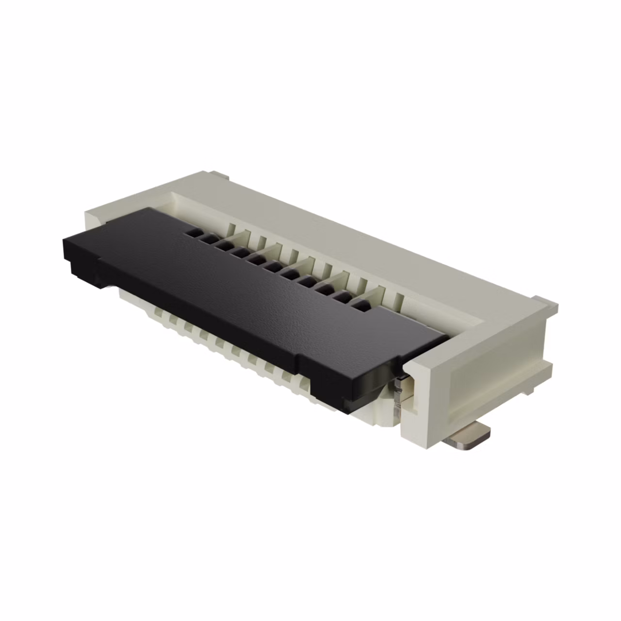 Easy-On FFC/FPC Connector, 1.00mm Pitch, 1.90mm Height, Single Bottom Contact (FS19), Right-Angle, Surface Mount, ZIF, 5 Circuits, Tin-Bismuth Plating for sale
