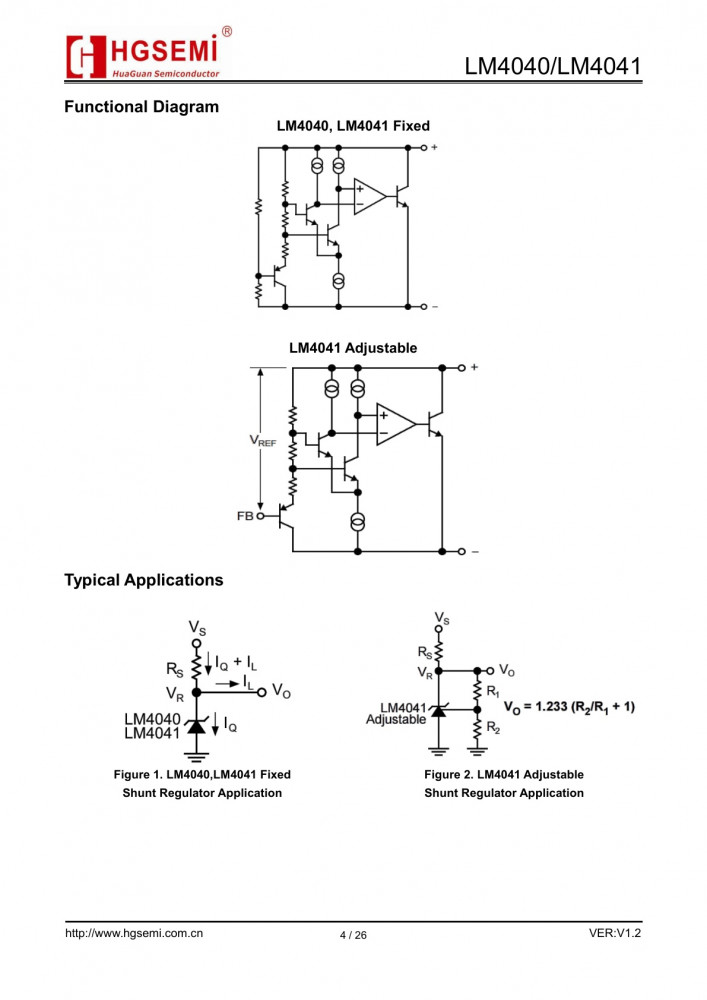 LM4040 datasheet page 4