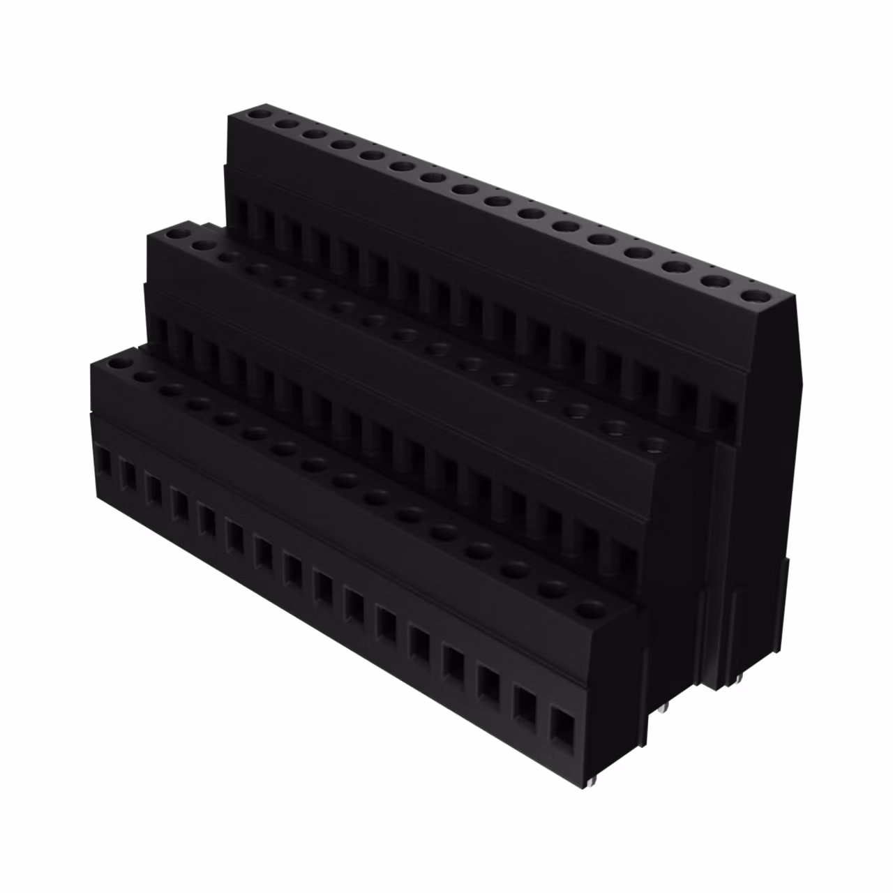 5.08mm Pitch Beau Eurostyle High Profile, Three Level Terminal Block, Modular, 48 Circuits for sale
