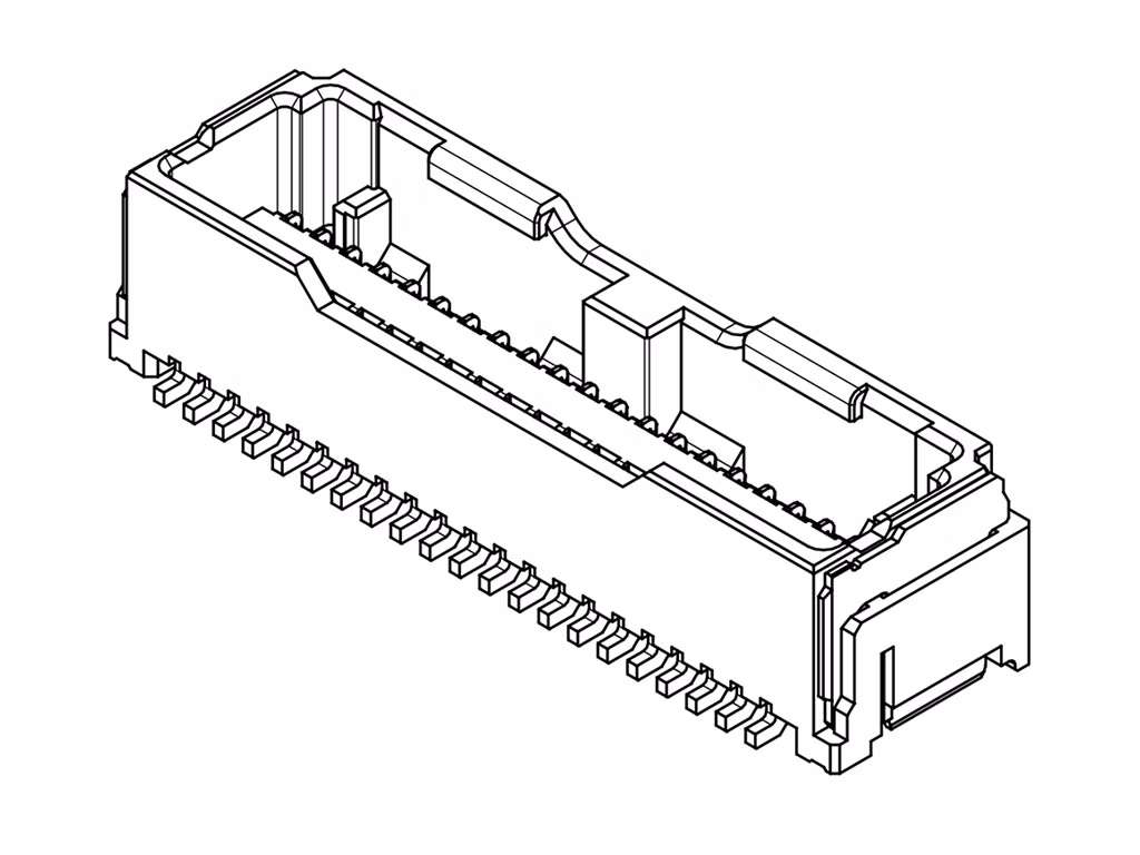 1.25mm Pitch, Micro-Lock Plus PCB Header, Dual Row, Vertical, Surface Mount, 0.76µm Gold Plating, Positive Lock, 30 Circuits, Low-Halogen, Black