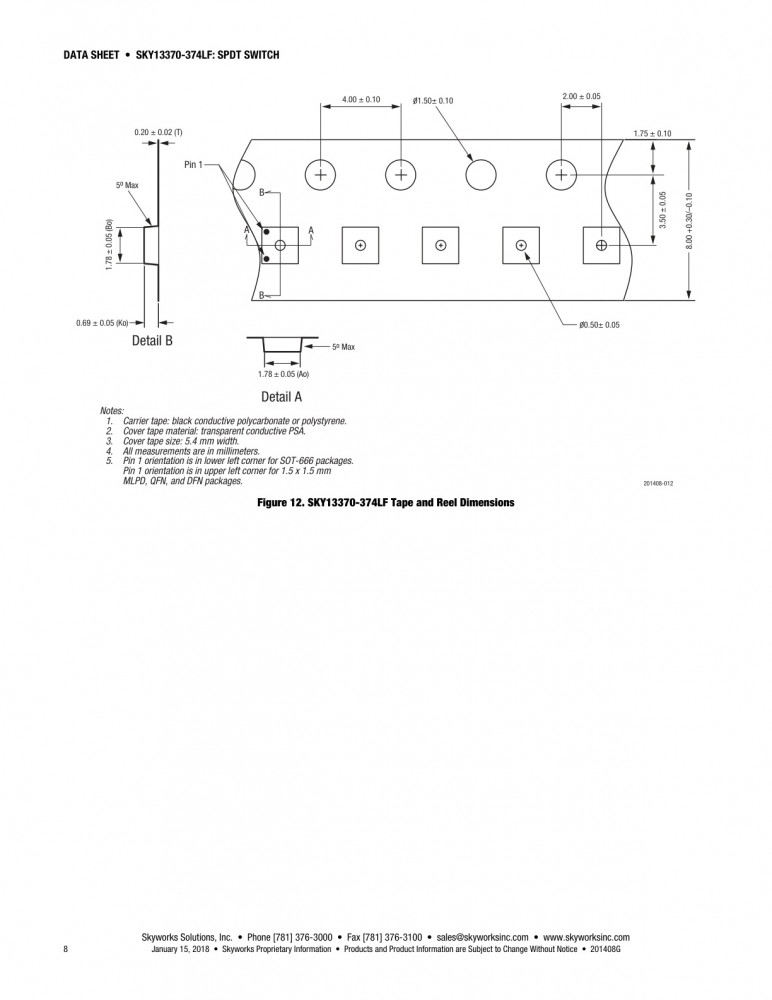 SKY13370-374LF datasheet page 8