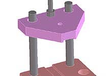 Arbor Press Fixture for Insulation Displacement Housings