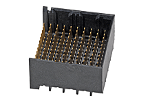 Impact 100 Ohm 4 Pair Vertical Backplane Header, Unguided, Right Endwall, 10 Columns, 120 Circuits, Pin Length 4.90mm, Plated Through Hole Dimension 0.46mm, Lead-Free for sale