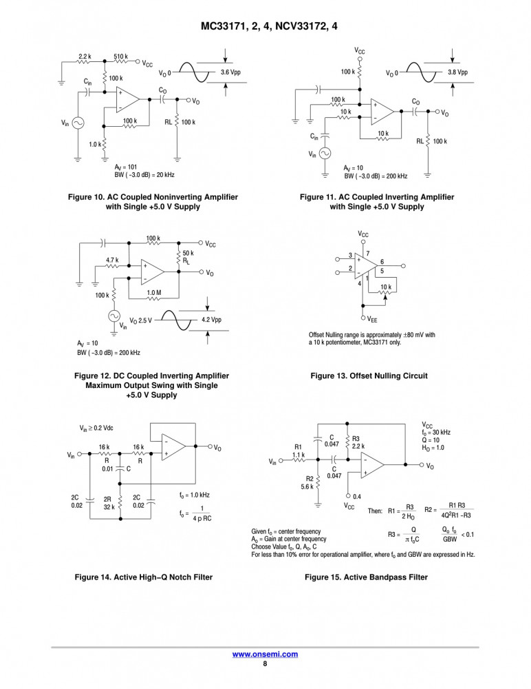 MC33174 datasheet page 8