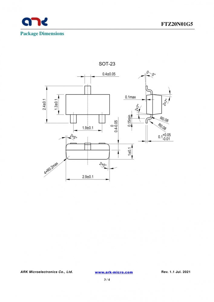 FTZ20N01G5 datasheet page 3