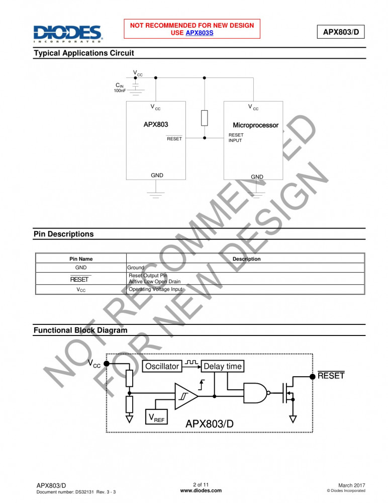 APX803 datasheet page 2