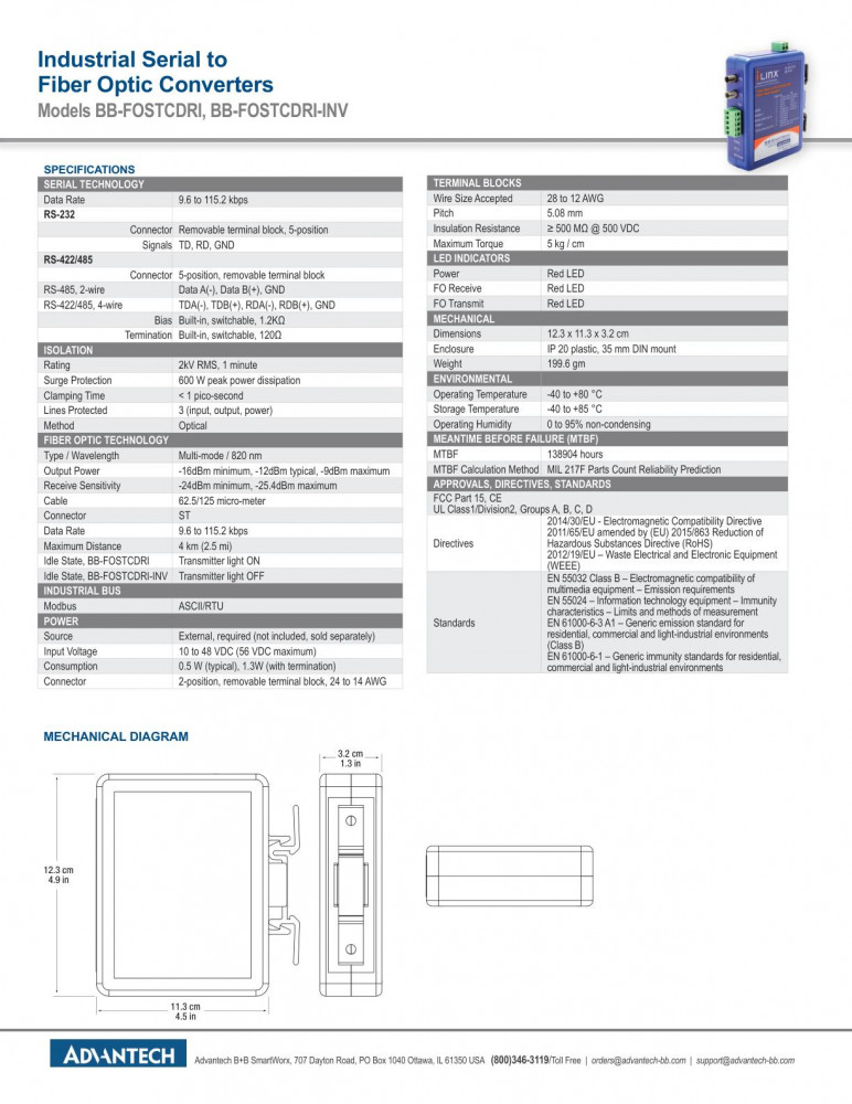 BB-FOSTCDRI-INV product documentation page 2
