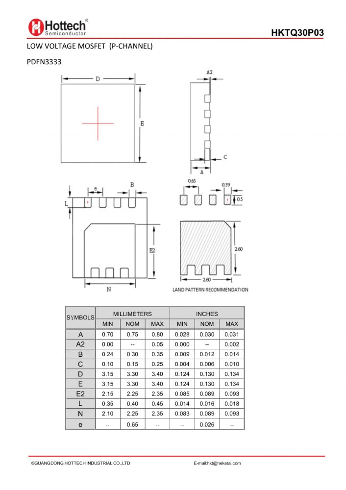HKTQ30P03 datasheet page 4