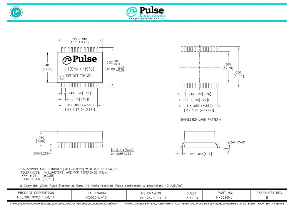 HX5026NL datasheet page 3