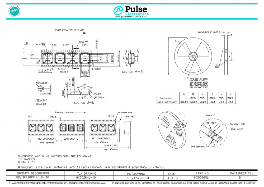 HX5026NL datasheet page 4