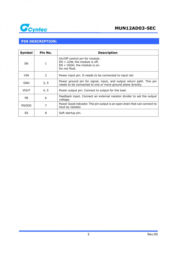 Technical document page 3