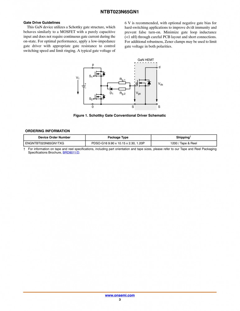 NTBT023N65GN1 document preview, page 3