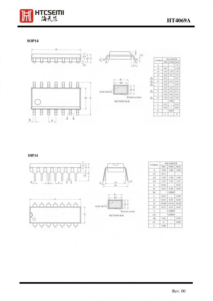 HT4069A datasheet page 6
