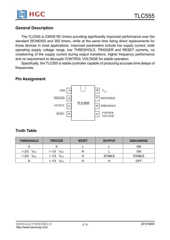TLC555 datasheet page 2