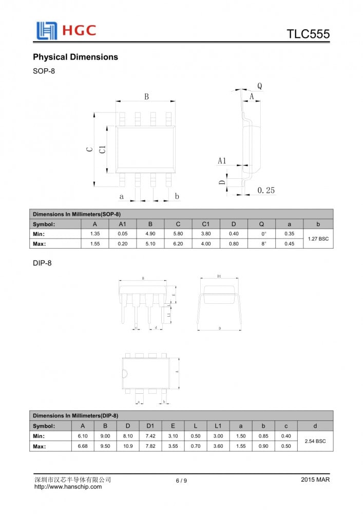 TLC555 datasheet page 6