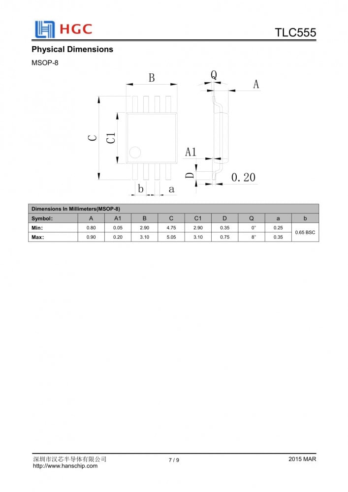 TLC555 datasheet page 7