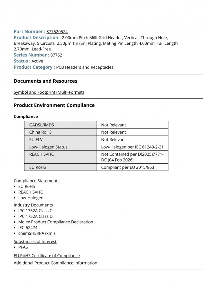877520524 technical document image, page 1