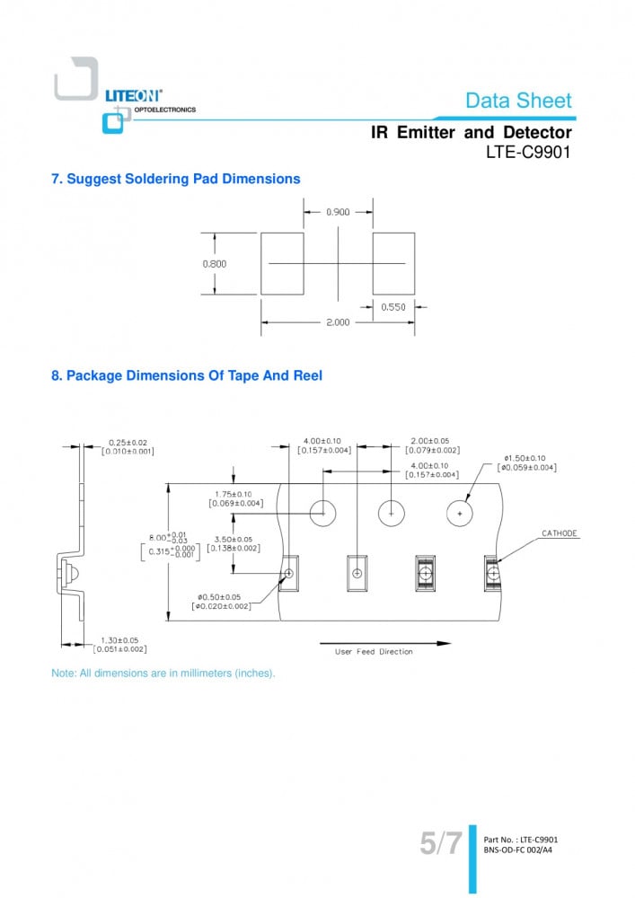 LTE-C9901 datasheet page 5