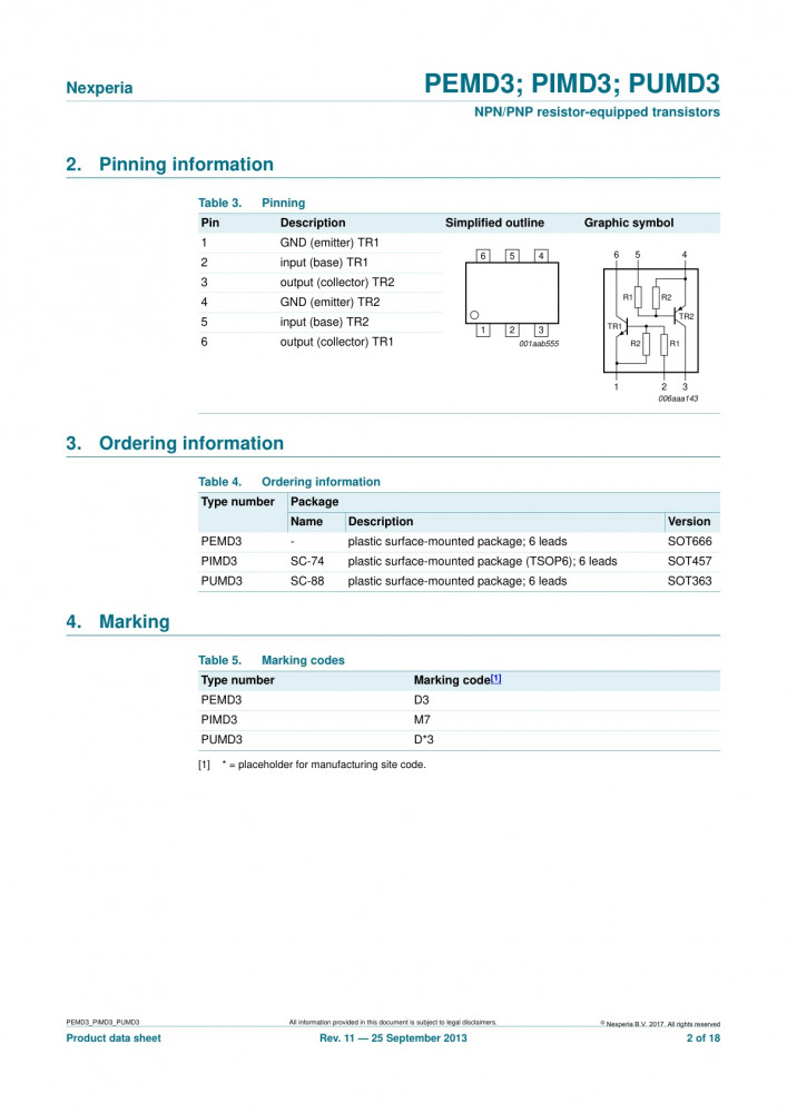 PIMD3 datasheet image 2