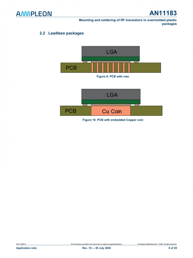 Ampleon mounting guideline document page 8