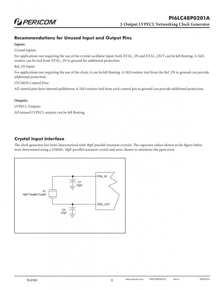 PI6LC48P0201A datasheet page 8