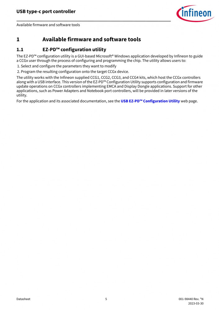 CYPD4225-40LQXI documentation page 5