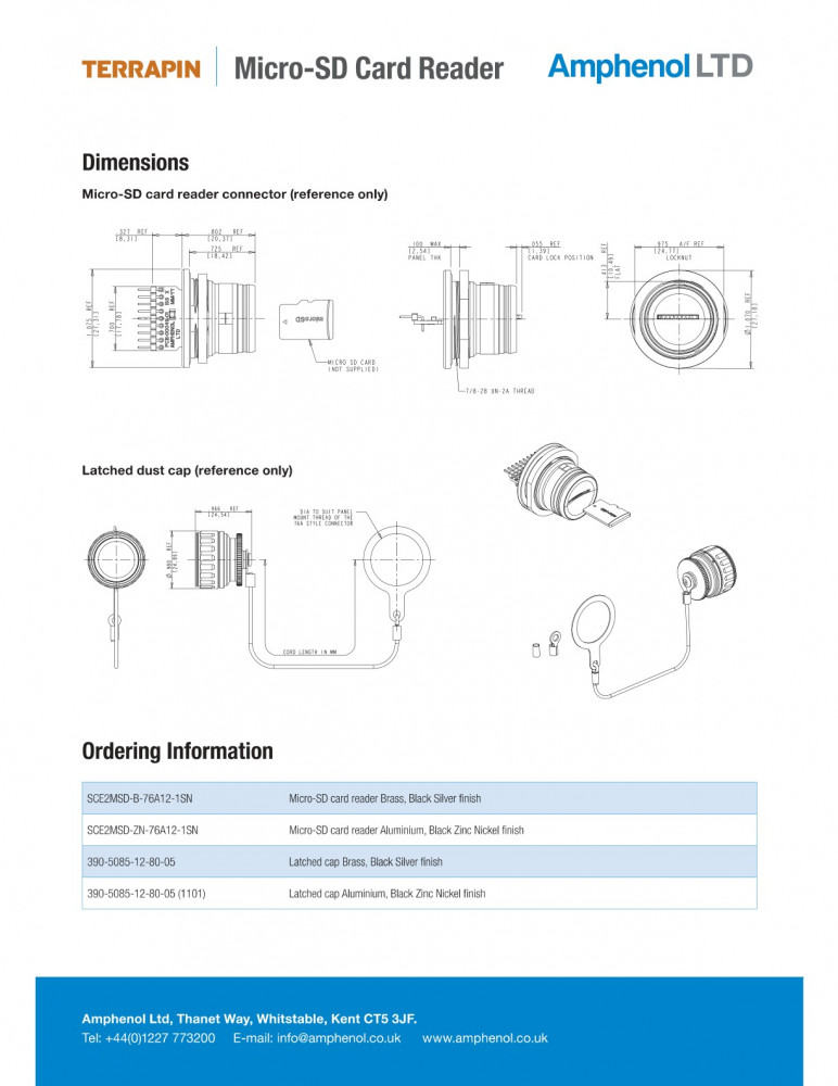 Terrapin Micro-SD reader technical document page 2