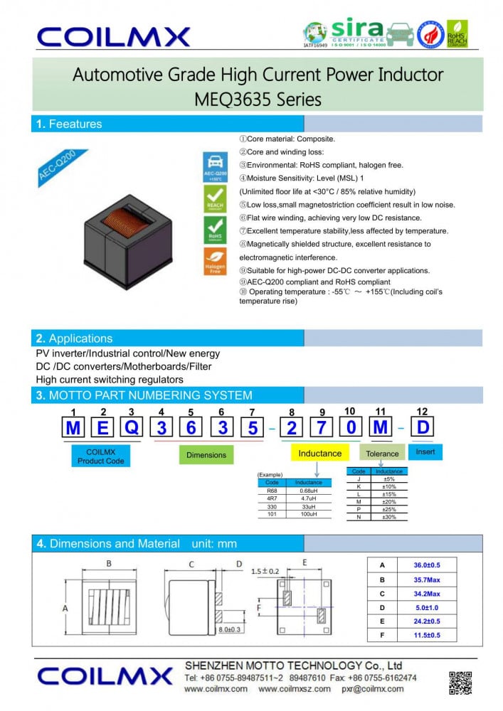 MEQ3635-270M-D specification page 2