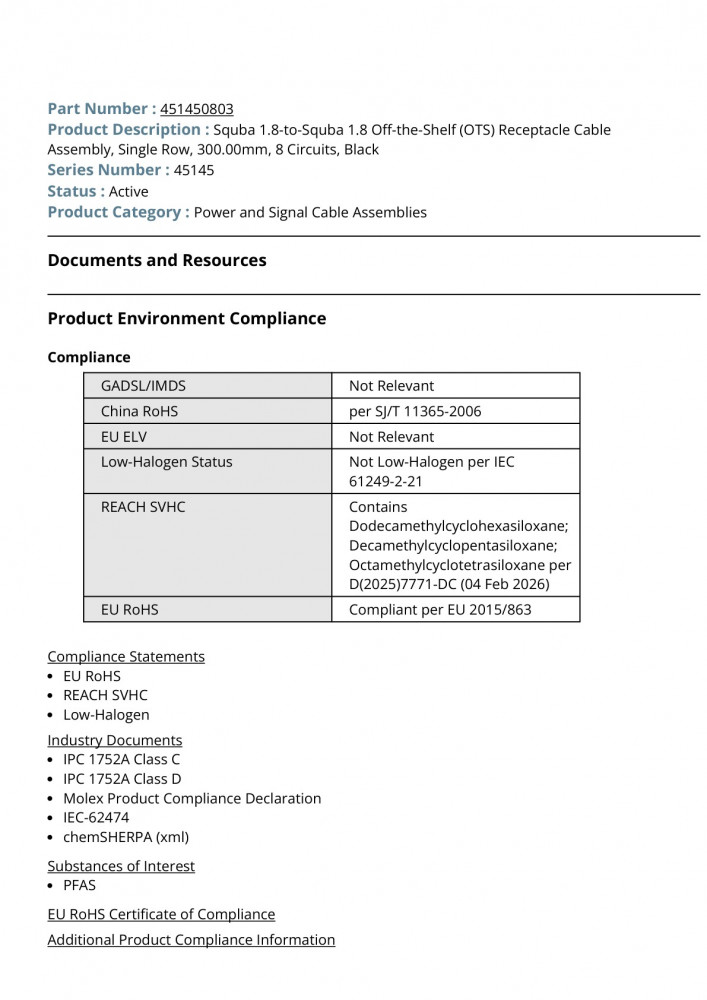 451450803 product document image, page 1