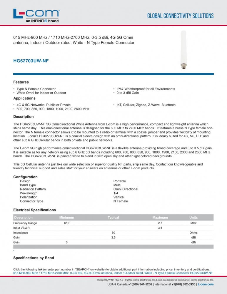 HG62703UW-NF datasheet page 1