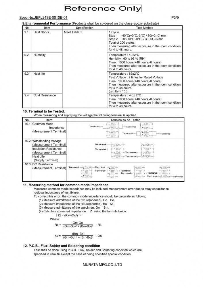 DLP2ADA series specification page 3