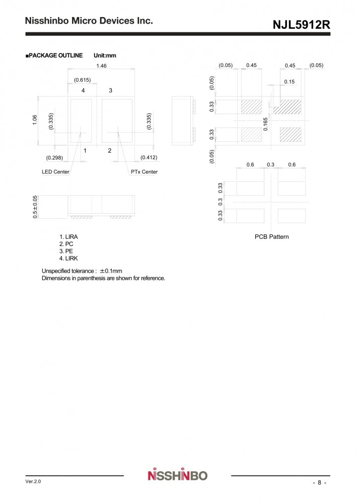 NJL5912R-TE1 datasheet page 8
