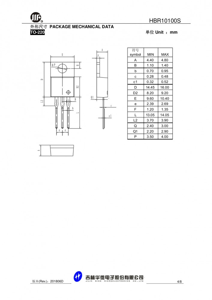 HBR10100S datasheet page 4