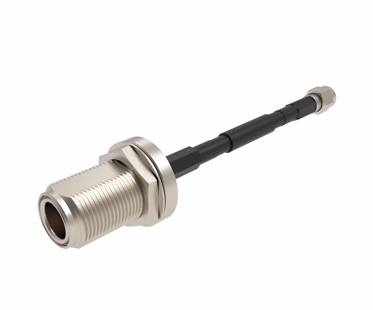 Type N Straight Bulkhead Jack to SMA Straight Plug on RG-58 Cable, 304.80mm Length, 50 Ohms for sale