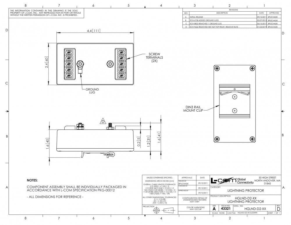 HGLND-D2-12 technical document preview