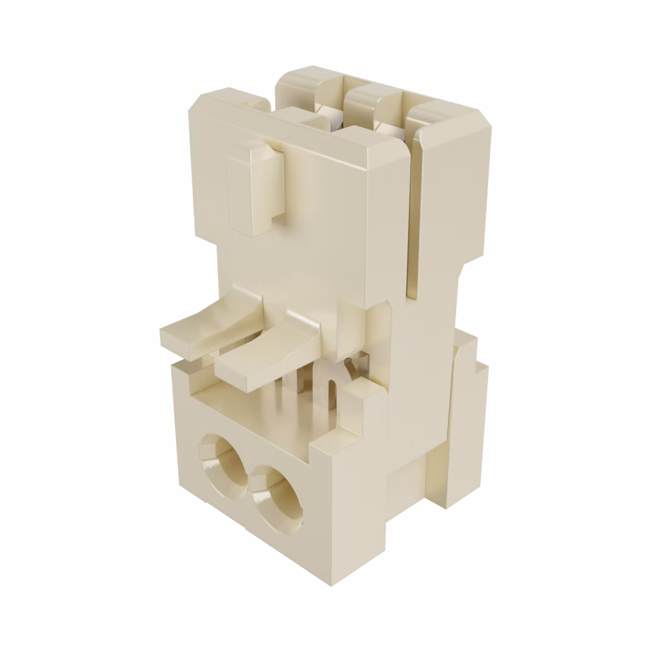 Appli-Mate RAST 2.5 Connector, 2.50mm Pitch, Female, 2 Circuits, Positions A and C Removed, Locking Pips, 1 Slotted and 1 Open Endwall, Tin Plating for sale