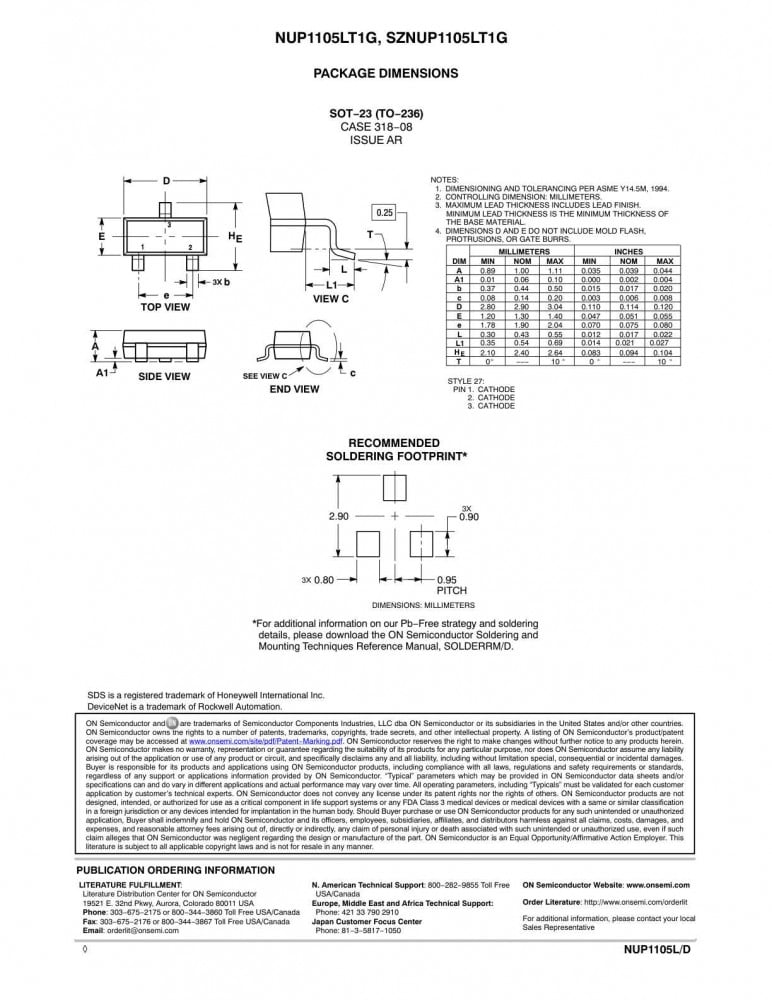 SZNUP1105LT1G datasheet page 5
