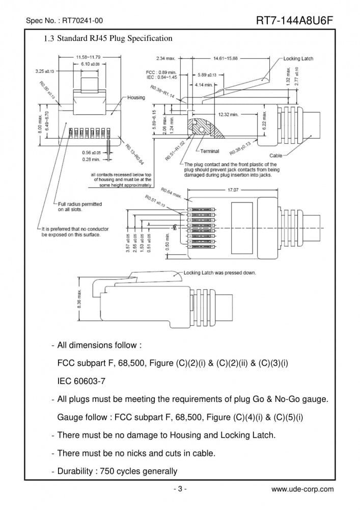 RT7-144A8U6F datasheet page 4