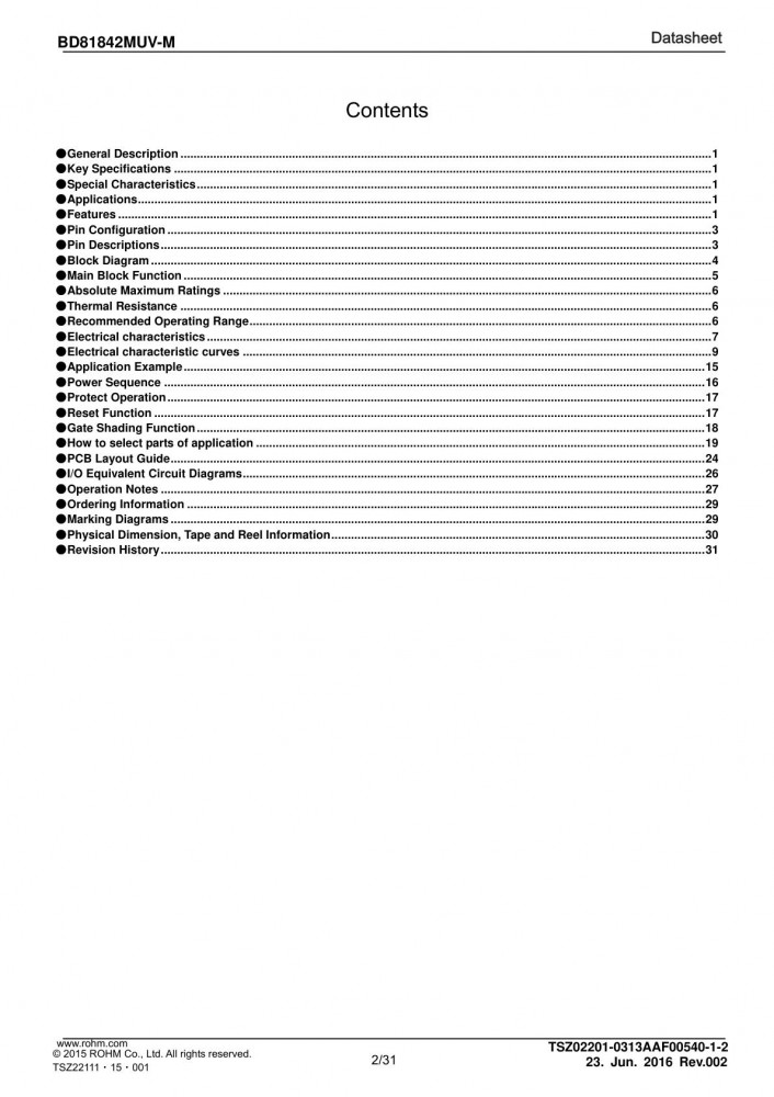 BD81842MUV-ME2 document page 2