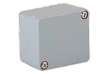 Enclosure, Die-cast Aluminum, S-8000 Series, with External Mounting Flanges, 307 x 257 x 121mm Outside Dimensions, Grey RAL 7037