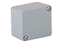Enclosure, Die-cast Aluminum, S-8100 Series, without External Mounting Flanges, 220 x 120 x 90mm Outside Dimensions, Light Grey RAL 7035