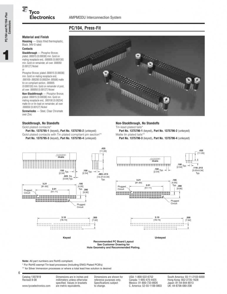 TE Connectivity PC/104-Plus catalog page 6