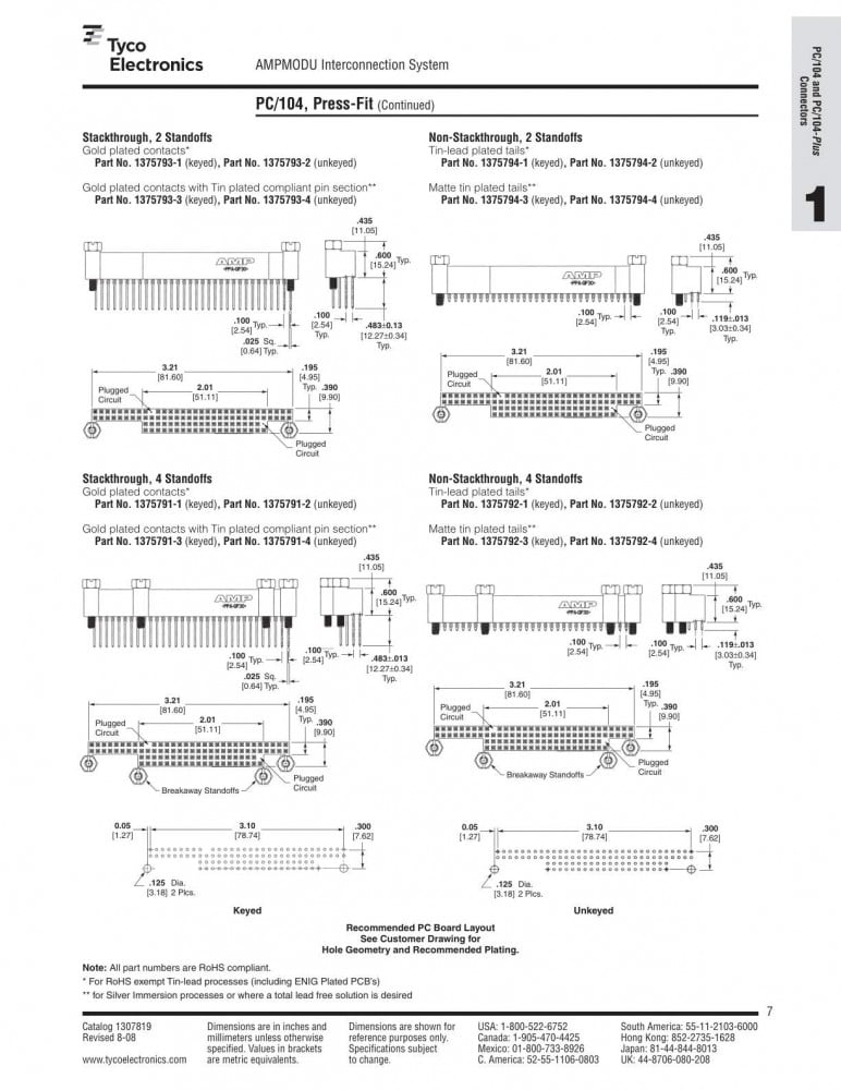 TE Connectivity PC/104-Plus catalog page 7
