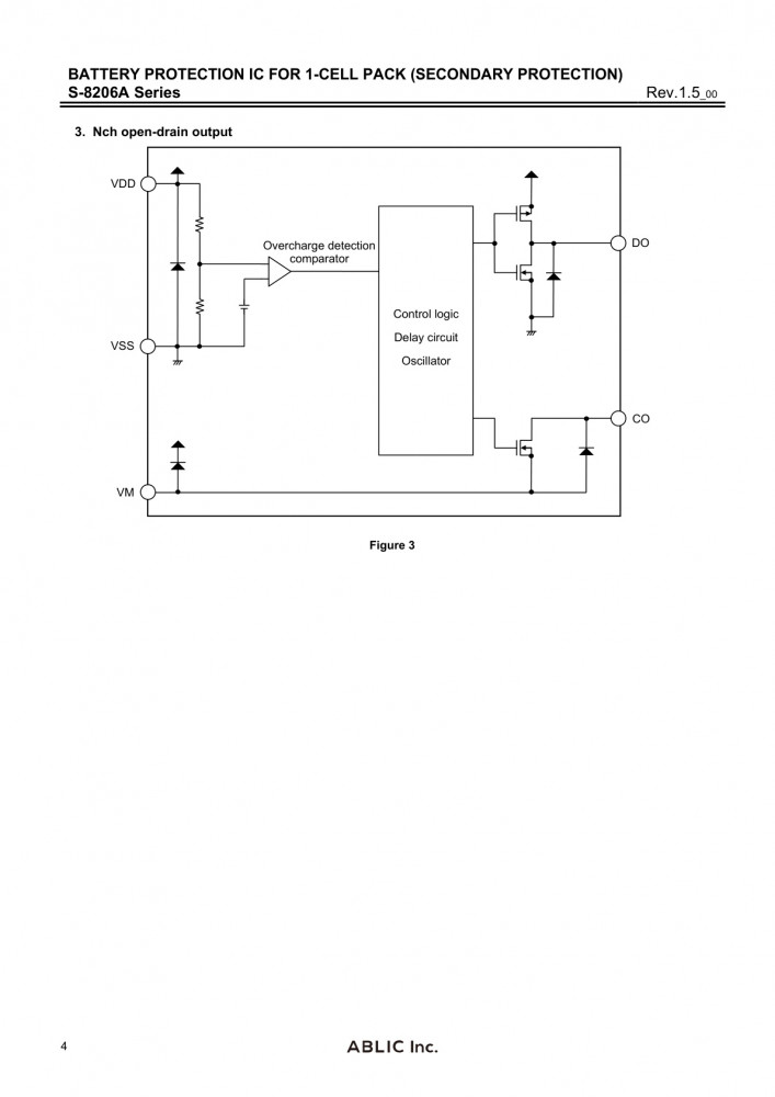 S-8206A datasheet page 4