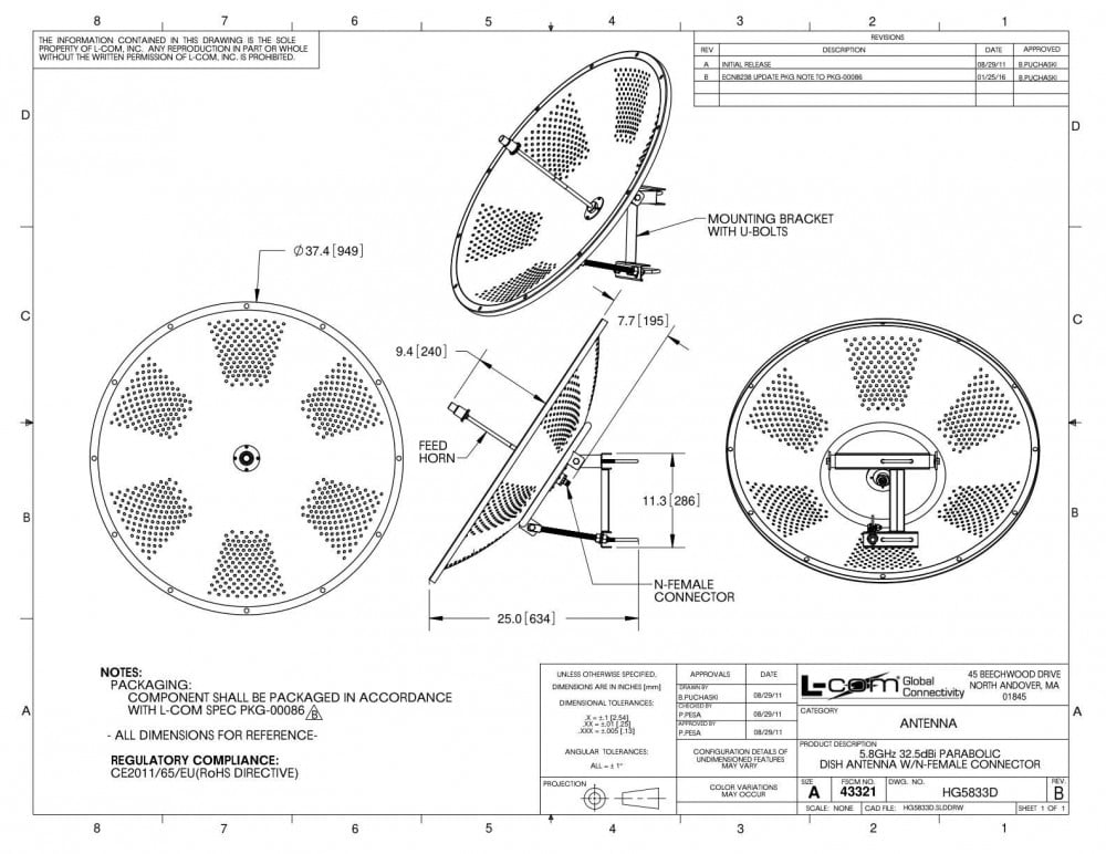 HG5833D technical document preview