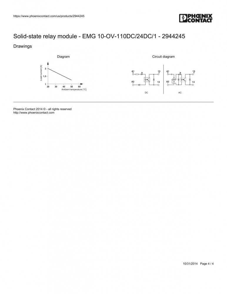 Phoenix Contact 2944245 technical document page 4