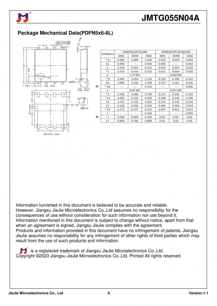 JMTG055N04A datasheet page 6