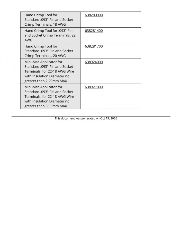 MOLEX .093 Series technical document, page 4
